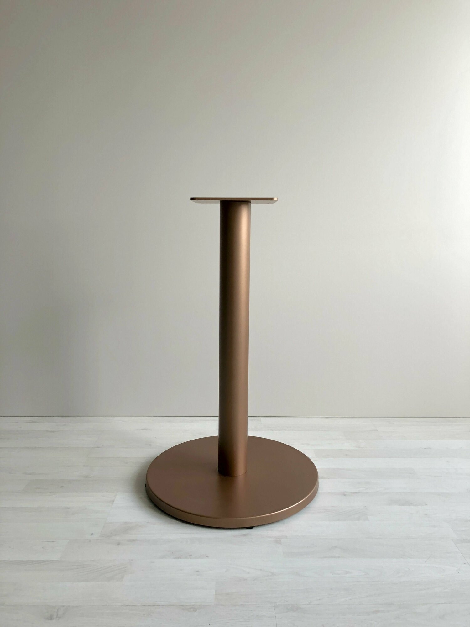 Подстолье для стола Barcelona Ring, ножка для стола из стали, медный, 74см