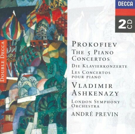 Компакт-Диски, Decca, VLADIMIR ASHKENAZY / THE LONDON SYMPHONY ORCHESTRA / ANDRE PREVIN - Prokofiev: The Piano Concertos (2CD)