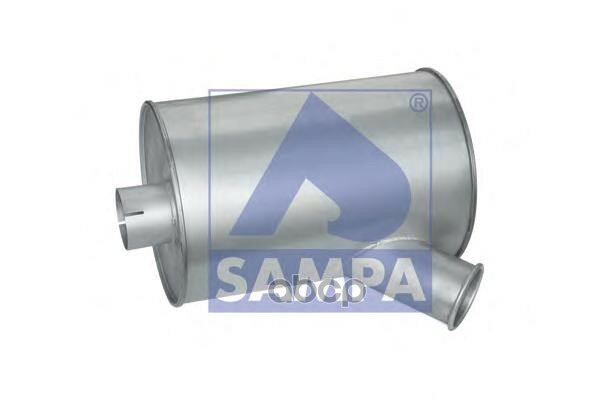 Бочка глушителя! 2 серия MAN SAMPA арт. 021188