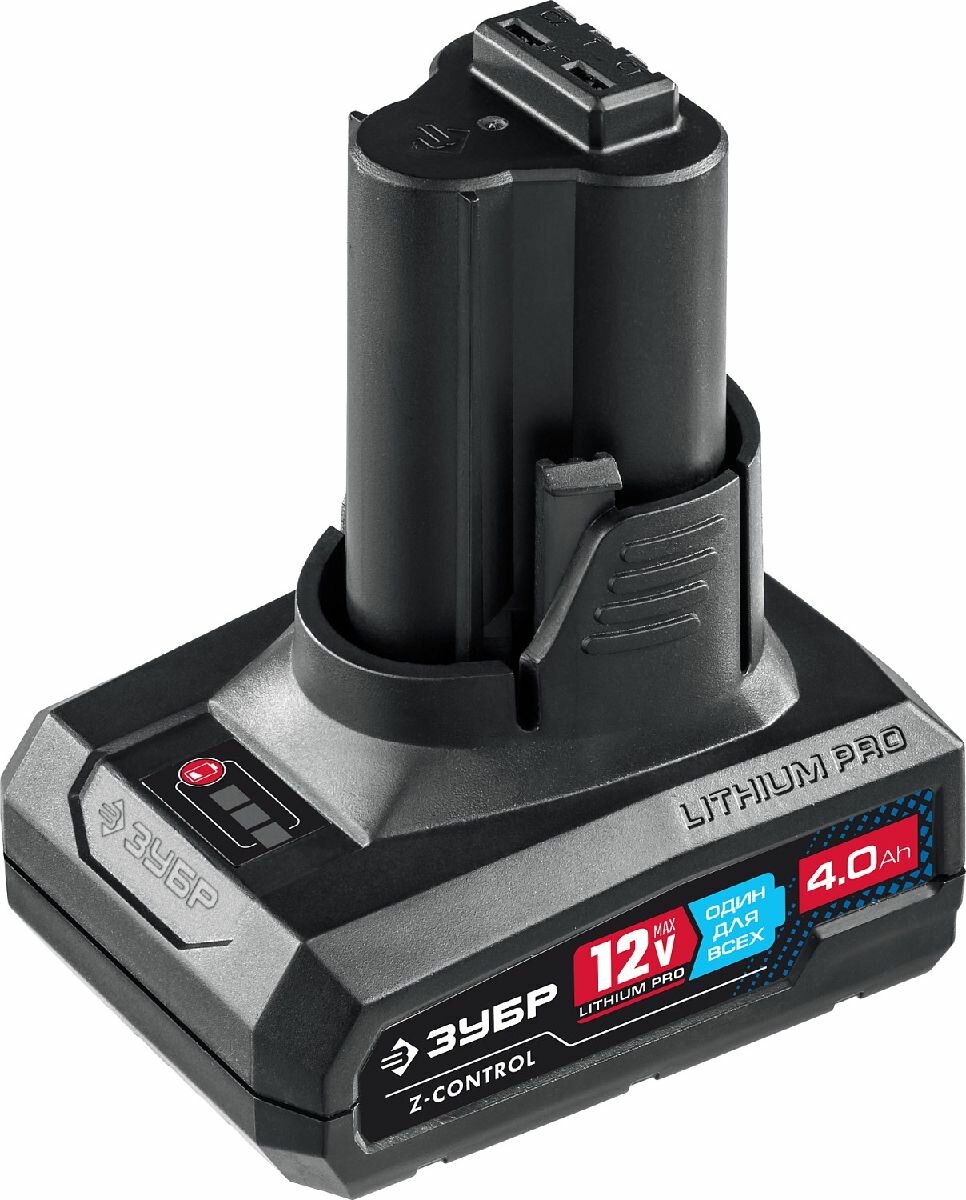 Аккумуляторная батарея ЗУБР Профессионал 12 В 4.0 Ач для инструмента DL-12 A5 DL-121 AB-76 500 циклов