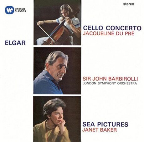 Компакт-Диски, Warner Classics, JACQUELINE DU PRE / SIR JOHN BARBIROLLI - Elgar: Cello Concerto - Sea Pictures (CD)