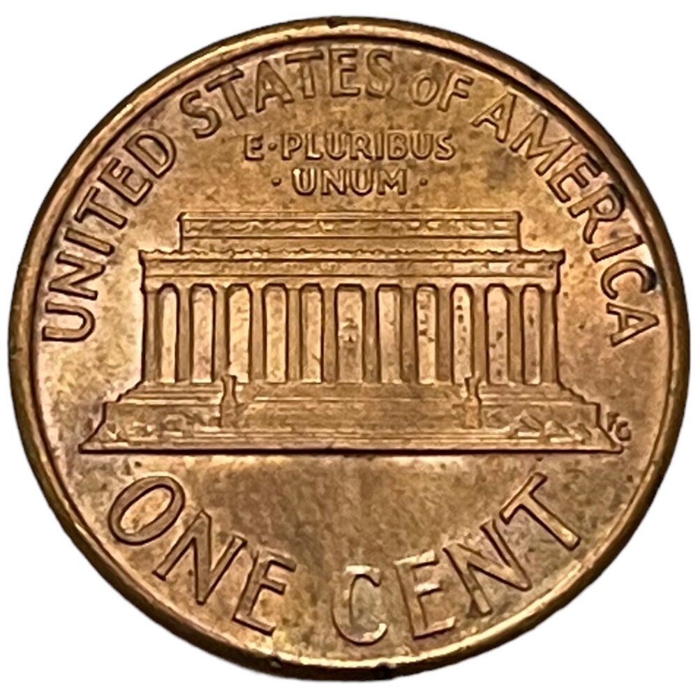 США 1 цент 1992 г. (Memorial Cent, Линкольн)