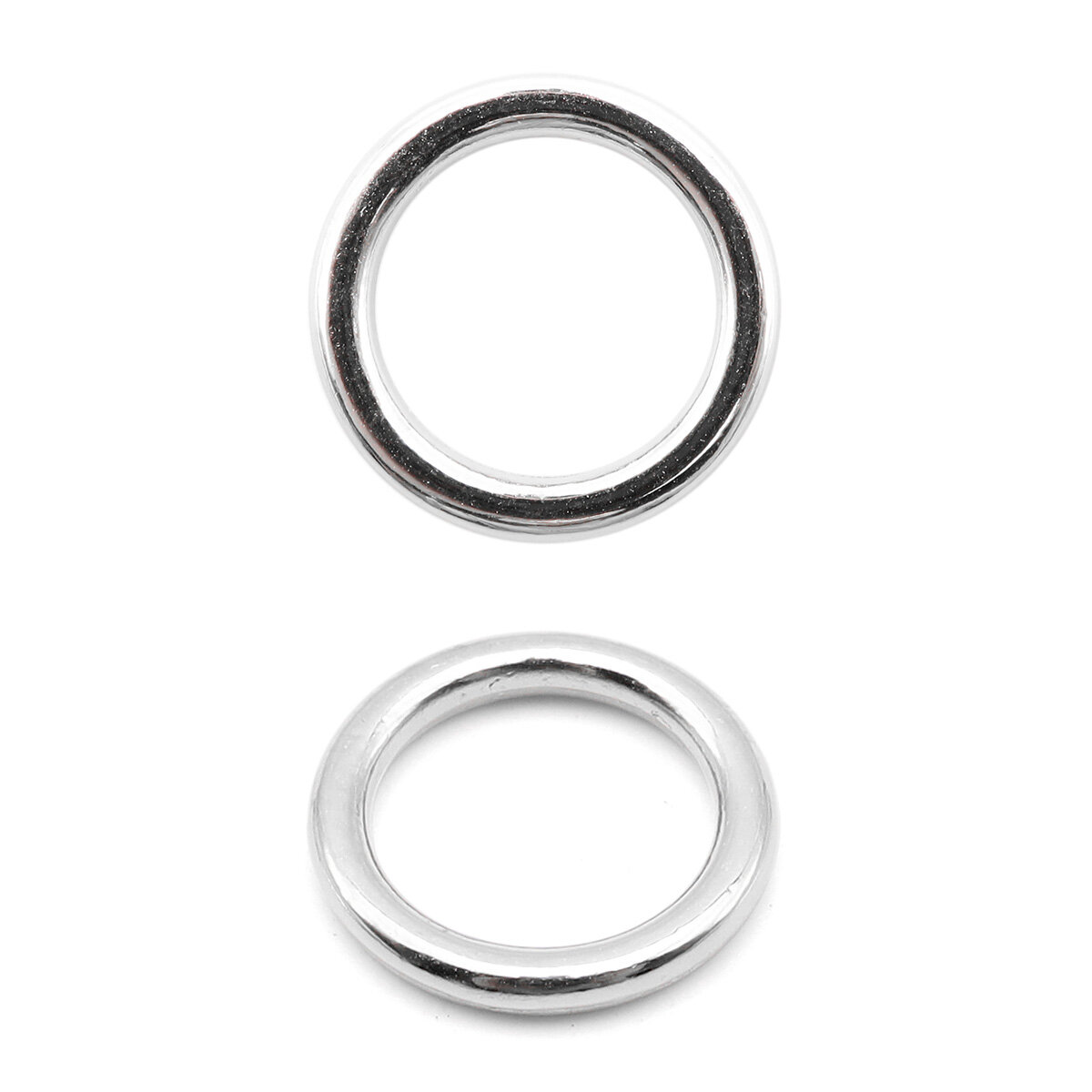 Кольца для бретелей бюстгальтера 8 мм, 100 шт, металл, Айрис (никель)