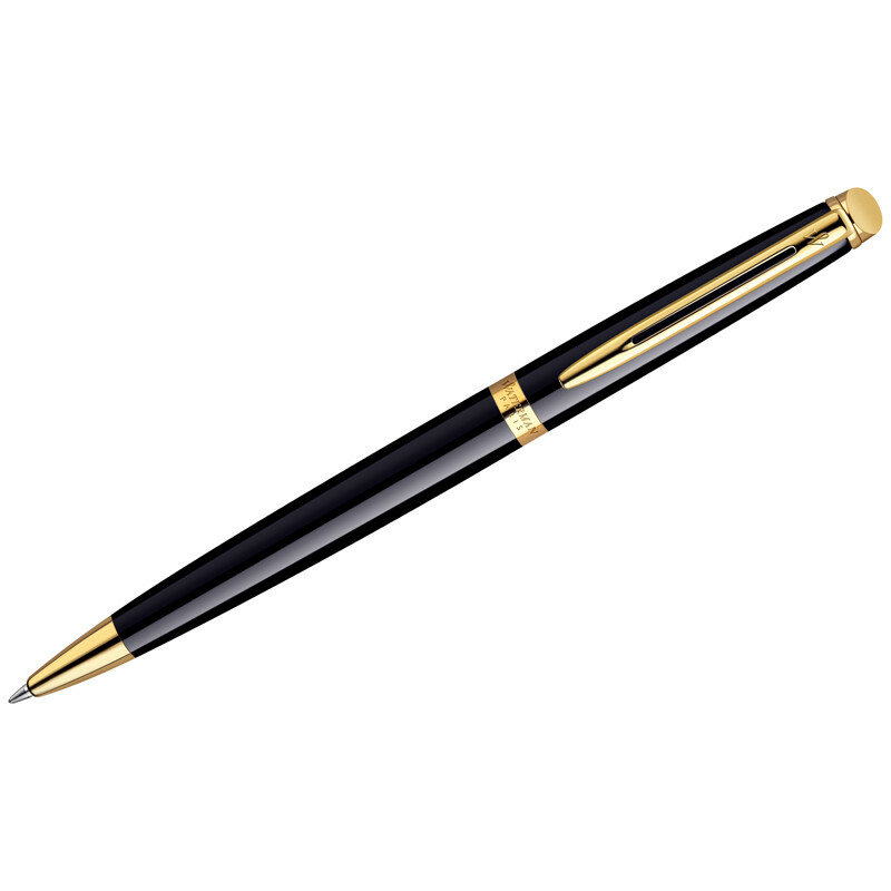 Ручка шариковая Waterman "Hemisphere Mars Black GT" синяя, 1,0мм, подарочная упаковка, 180951