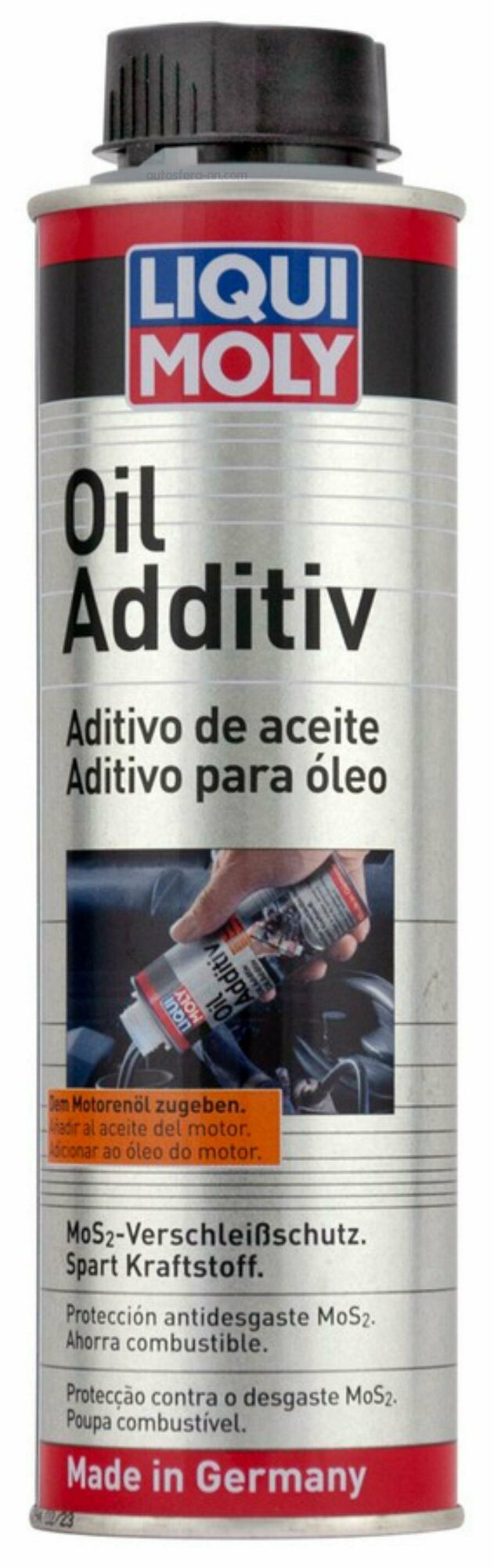 LIQUI MOLY 2500 Антифрикционная присадка с дисульфидом молибдена в моторное масло Oil Additiv 0,3л