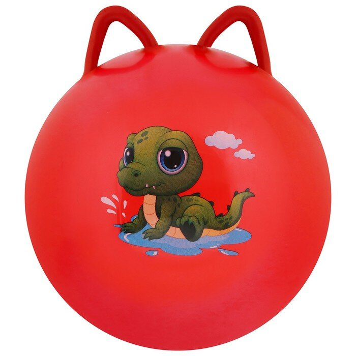 Мяч-прыгун с ушками ZABIAKA, d=45 см, 380 г, цвета микс, 1531107