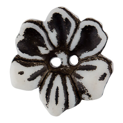 Пуговица "Gamma" AY 9985 24 " ( 15 мм) № D501 белый