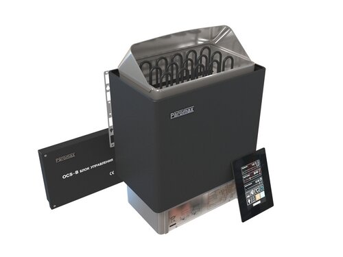 Печь для сауны электрическая OCSX 90 B ( 9 кВт) (с панелью и блоком управления)