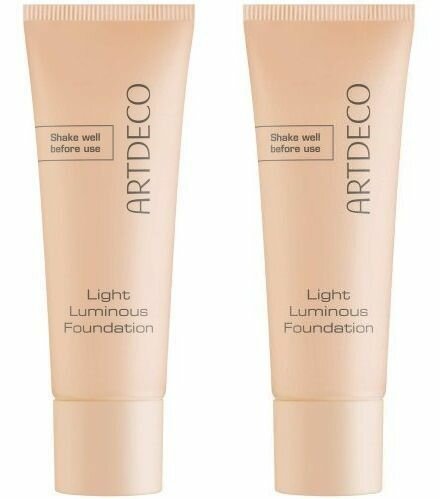 ARTDECO Тональная основа Light Luminous Foundation, тон 20, 25 мл, 2 шт