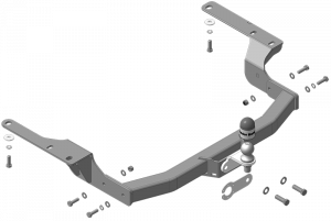 Фаркоп Motodor для Toyota Highlander 2014-2020 (оцинкованный шар)(паспорт и сертификат в комплекте)(без электрики) 92511-FE