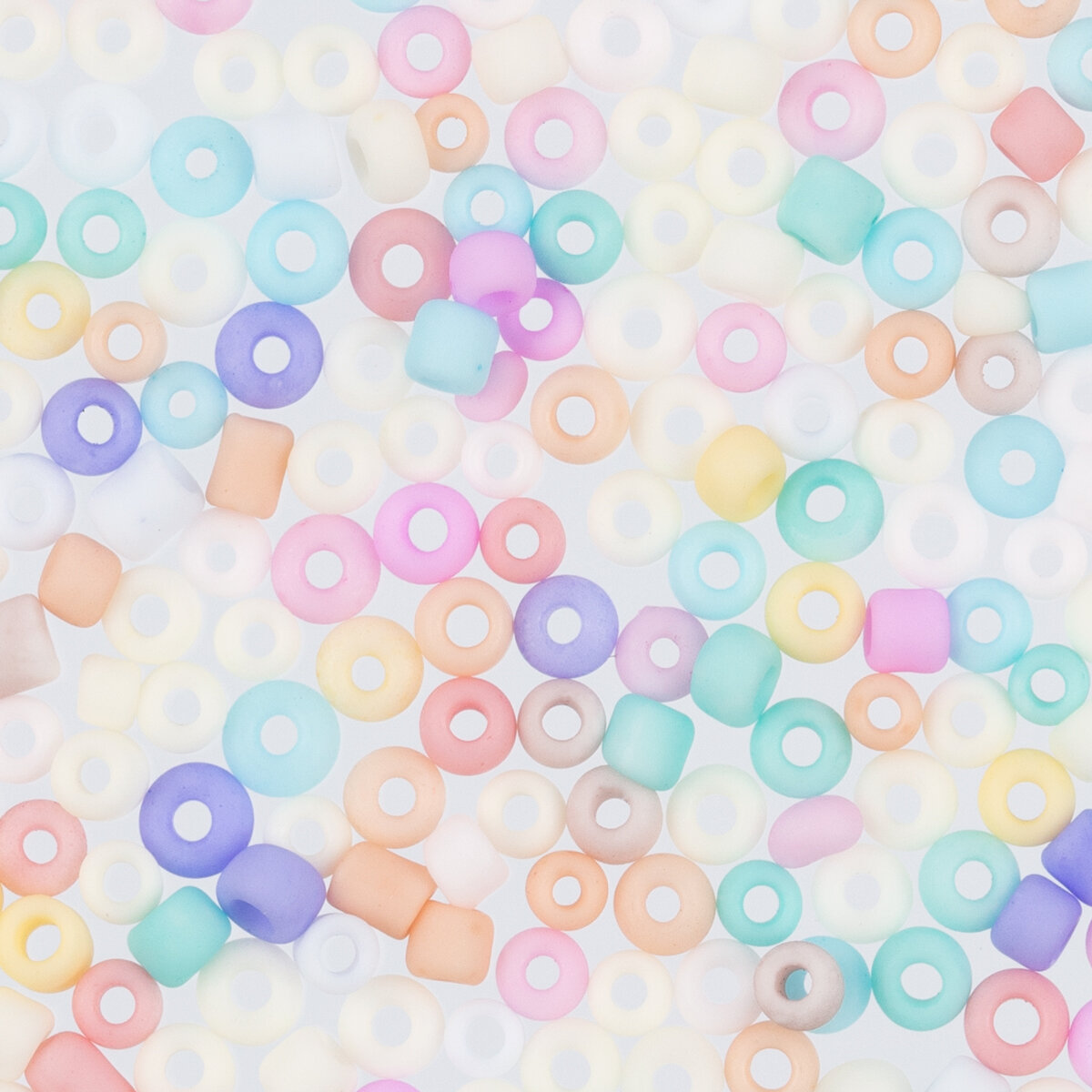 Бисер "Zlatka" круглый GR 11/0 10 г №1010 микс меланж макарун