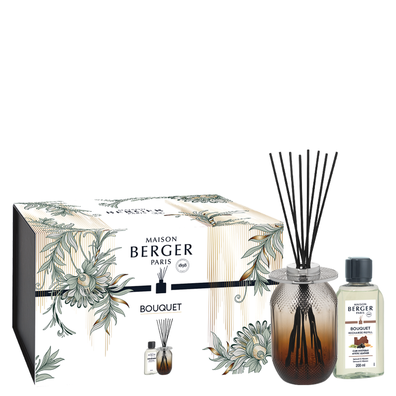 Набор аромадиффузор мираж (медовый) аромат Мистическая кожа 200 мл