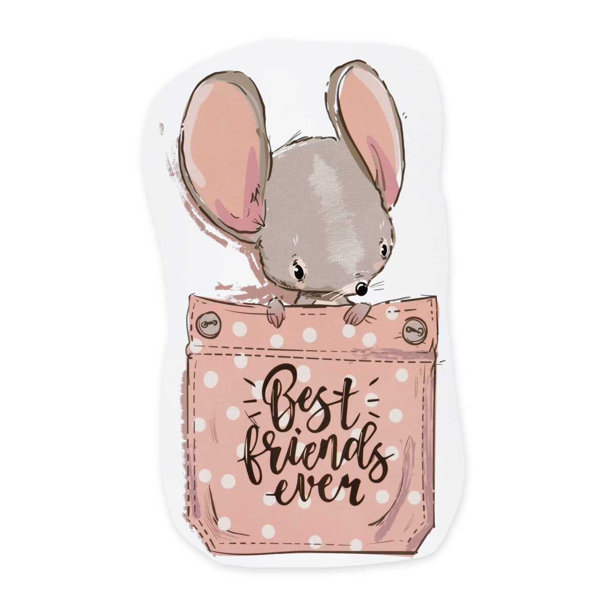 Gamma M №01-KE97 Термотрансфер 1 шт М-032 мышка 14×7.5 см для печати на поверхности