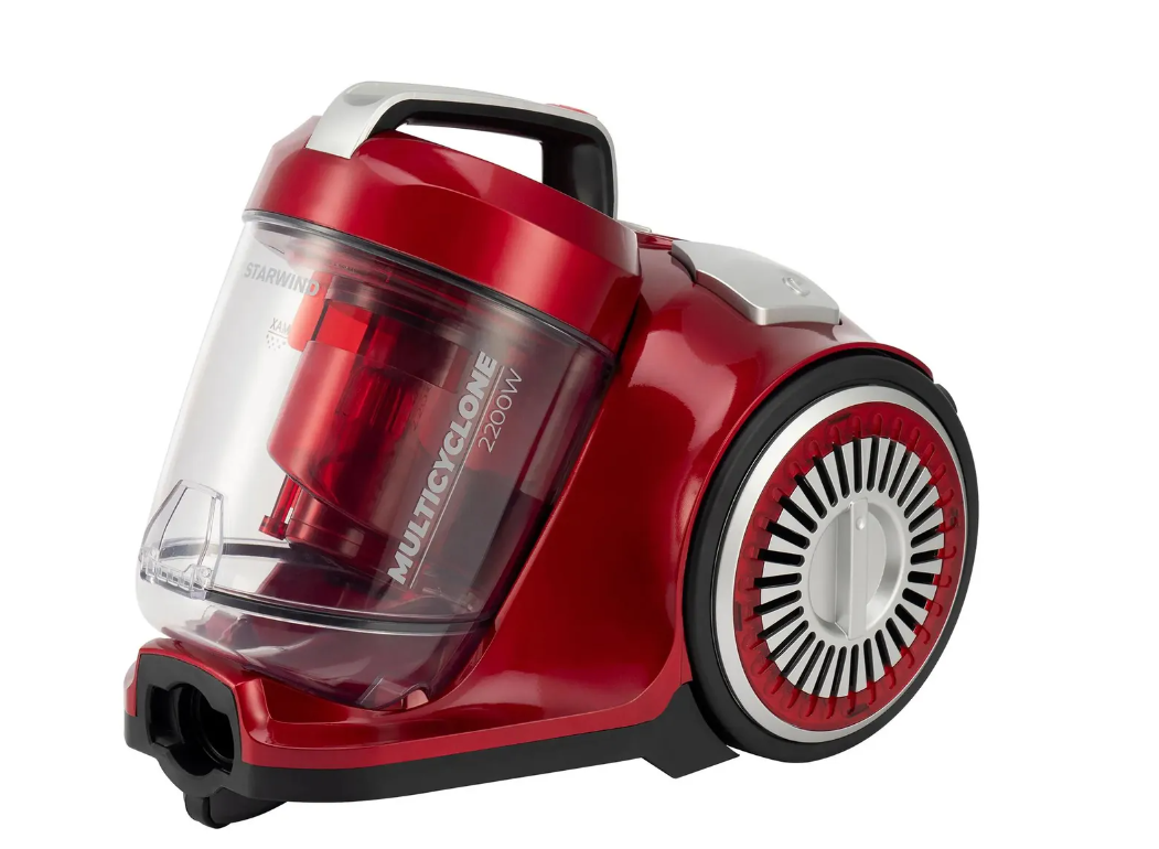 Пылесос StarWind SCV2286, красный/серый