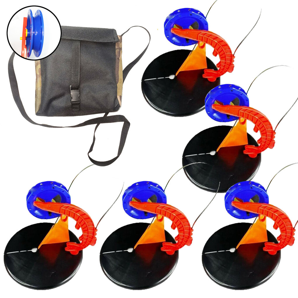 Жерлица "Щука" НЕоснащенная (5шт) в сумке