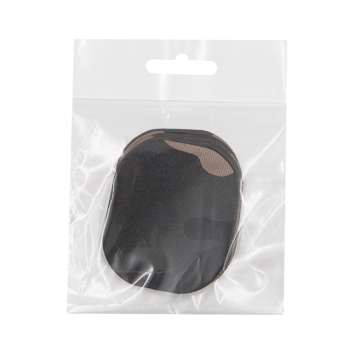 Термозаплатки на одежду камуфляж Айрис, AZ13, ткань, 5,7х6,7 см (серый), 10 шт