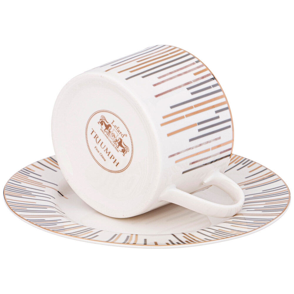 Чайный набор LEFARD TRIUMPH на 6 перс. 12 предметов 220мл фарфор