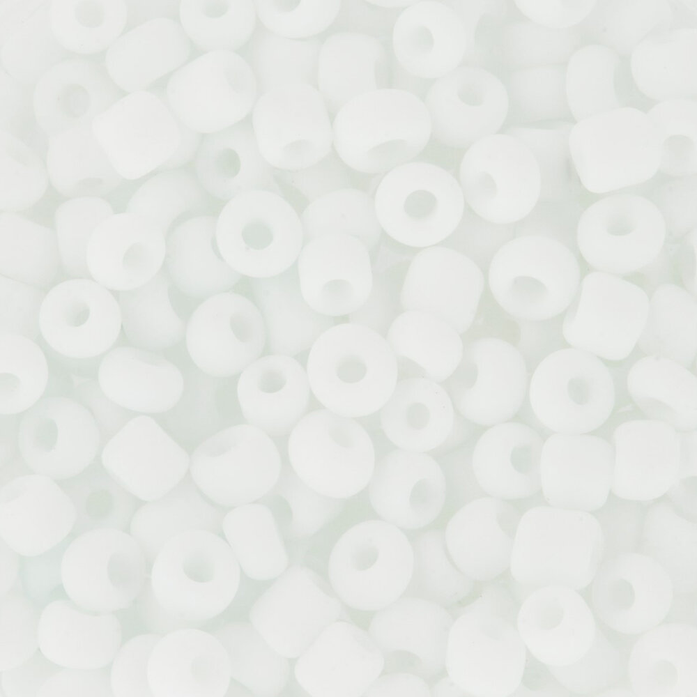 Бисер "Zlatka" круглый GR 08/0 10 г №0041M белый