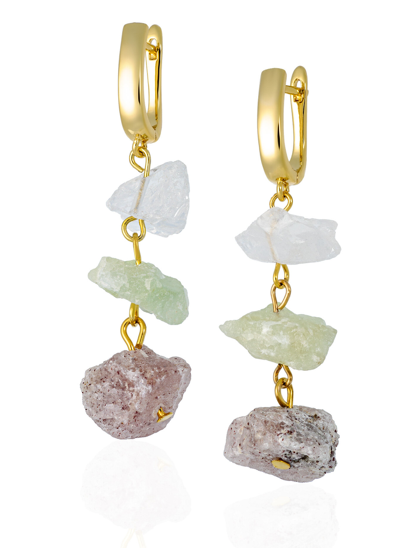 Серьги, берилл