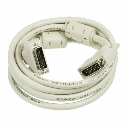 Кабель NingBo DVI-D (m) - DVI-D (m), 3м, ф/фильтр, черный