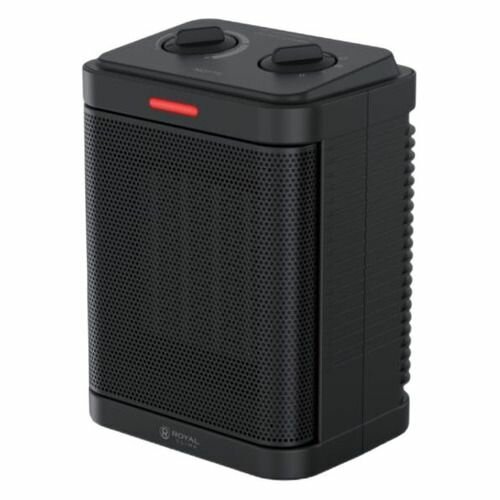 Тепловентилятор Royal Clima Notte RFH-N1500DC-BL, 1500Вт, с термостатом, 3 режима, черный