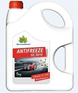 Антифриз g12 greencool gс5010 готовый (красный) 5кг
