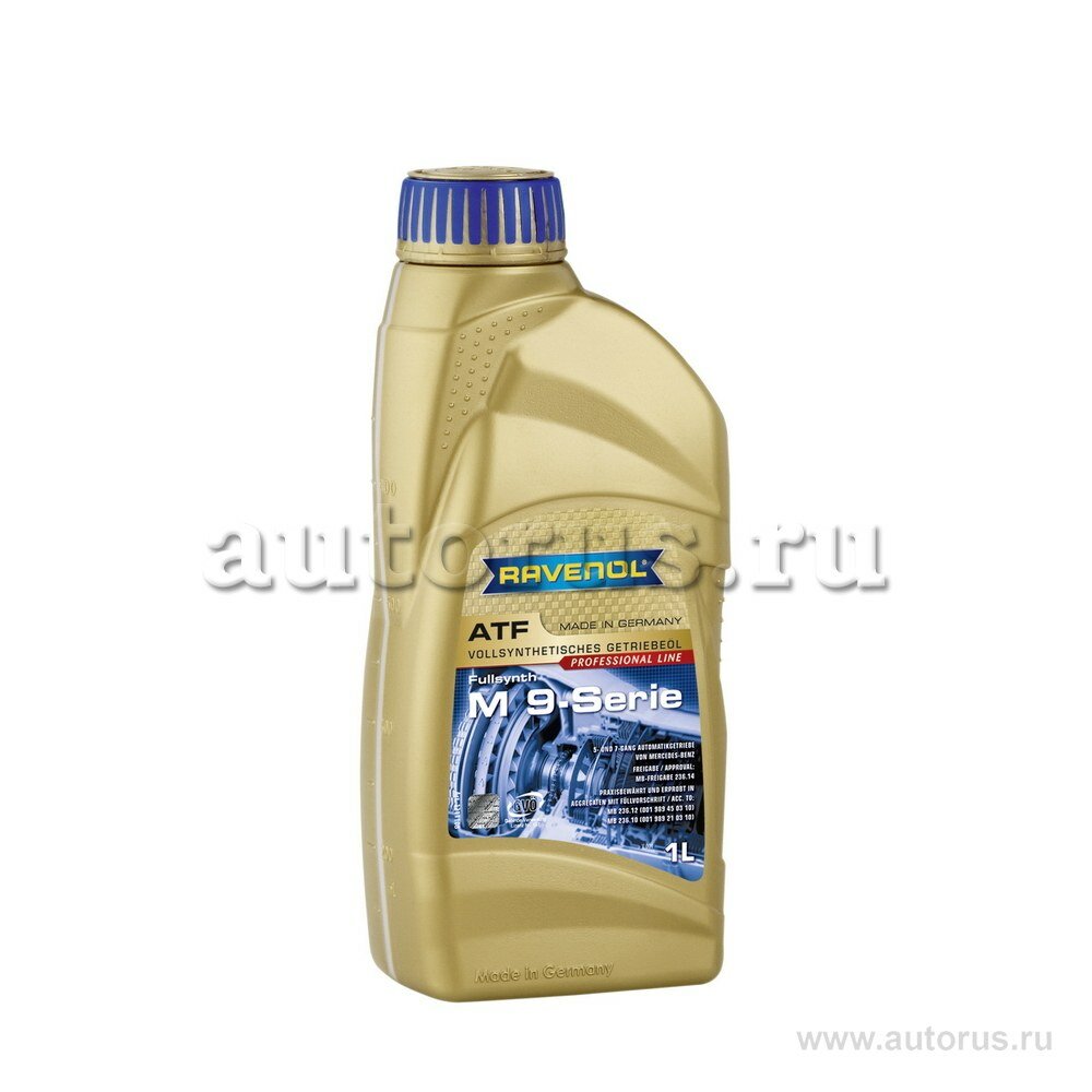 Масло трансмиссионное ravenol atf mb 9-serie 1 л 4014835732414