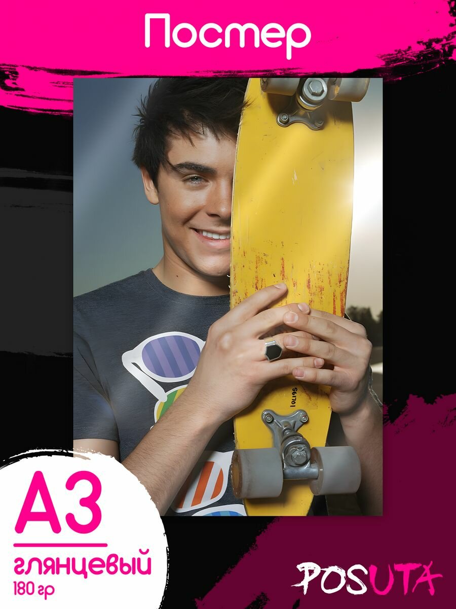 Постеры на стену Зак Эфрон