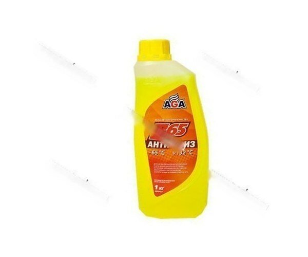 Антифриз aga-65 042z g12++ 1кг желтый