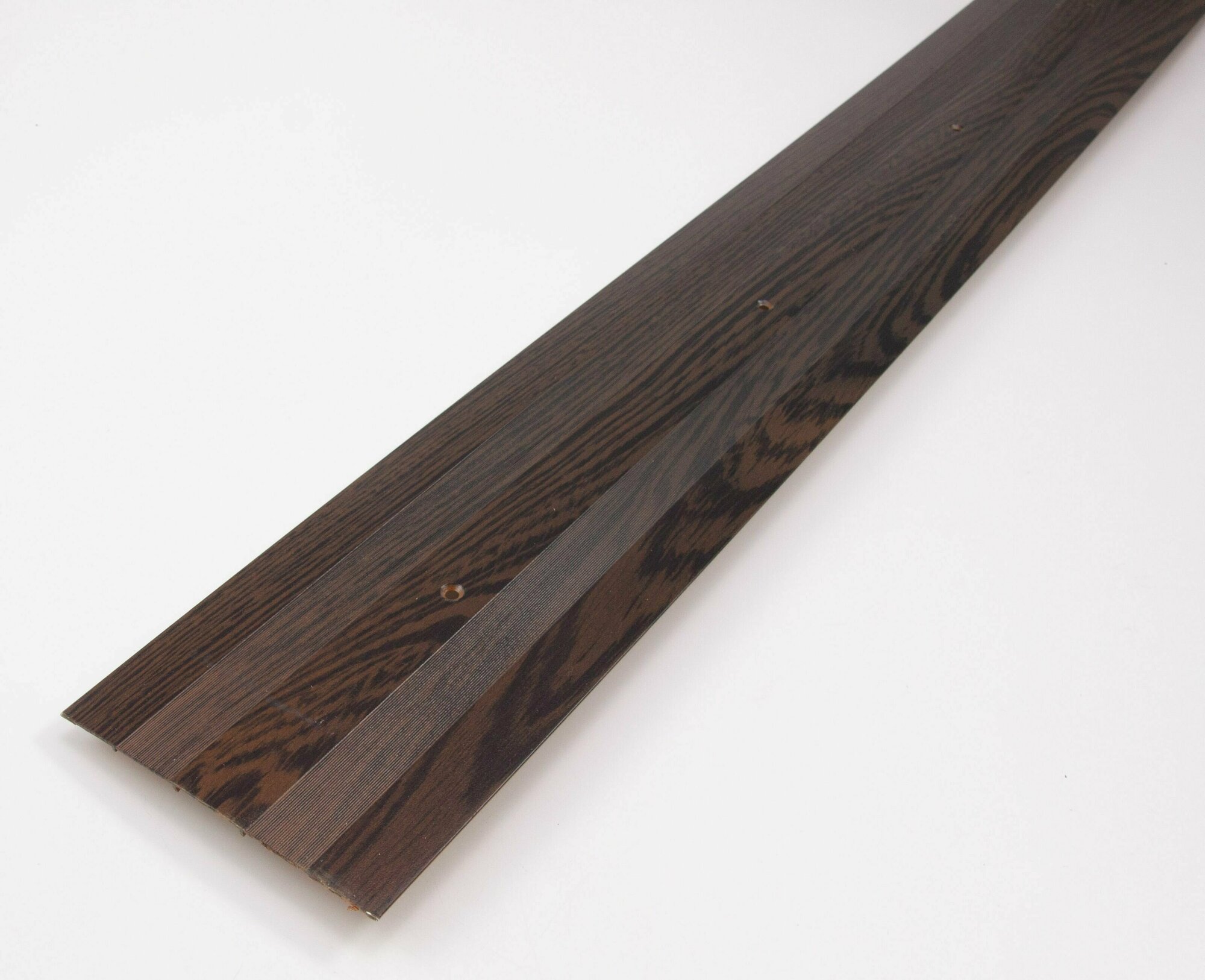 Порог алюминиевый прямой Дуб черный 100мм х 0,9м