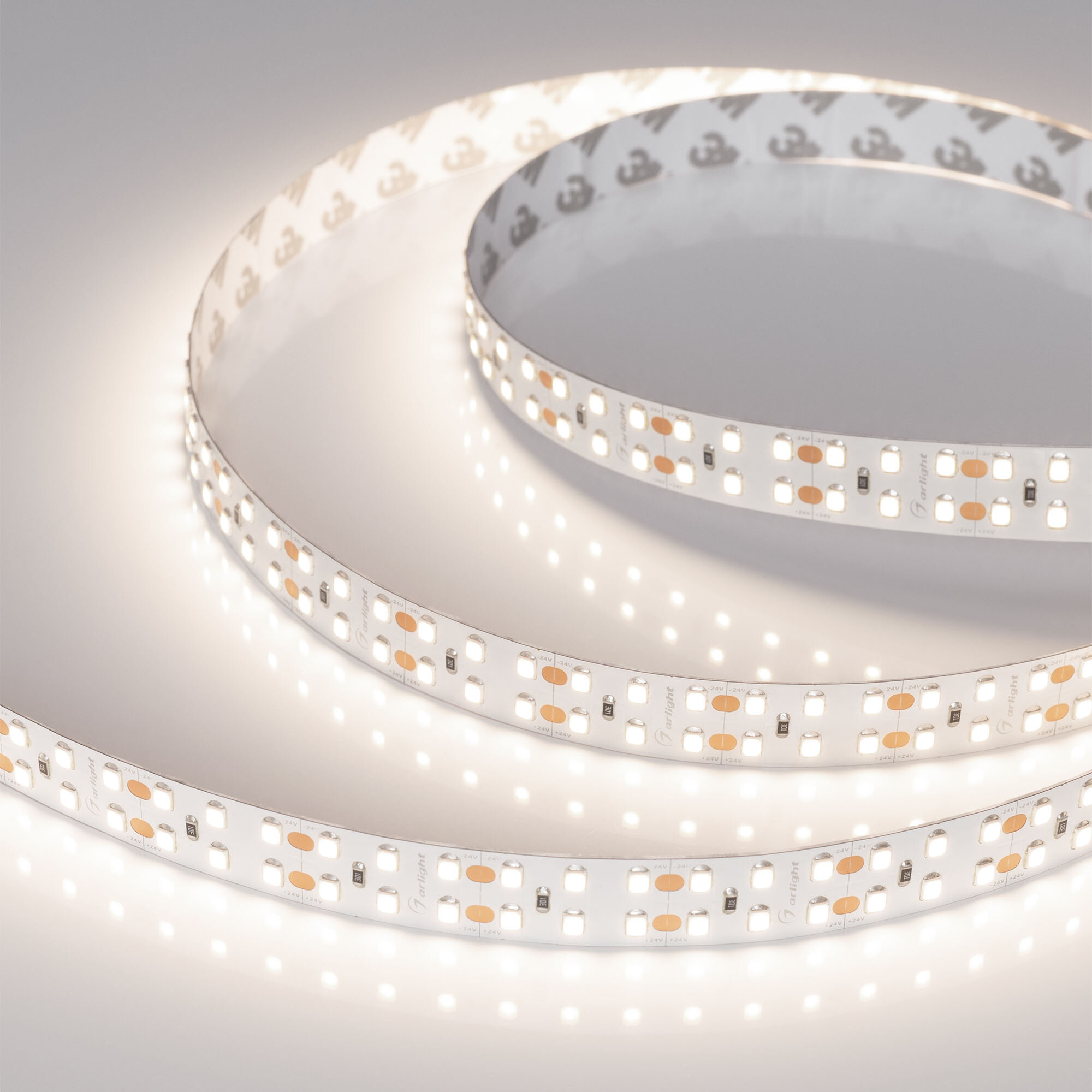 Лента светодиодная Arlight Лента RT-A240-15mm 24V Day4000 (19.2 W/m, IP20, 2835, 5m) (ARL, Открытый), 5м