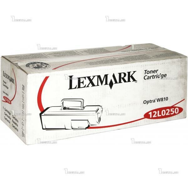 Картридж Lexmark 12L0250 Black черный для Optra W810 (20К)
