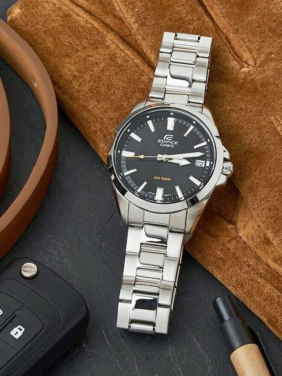 Наручные часы CASIO Edifice, серебристый — фото 1
