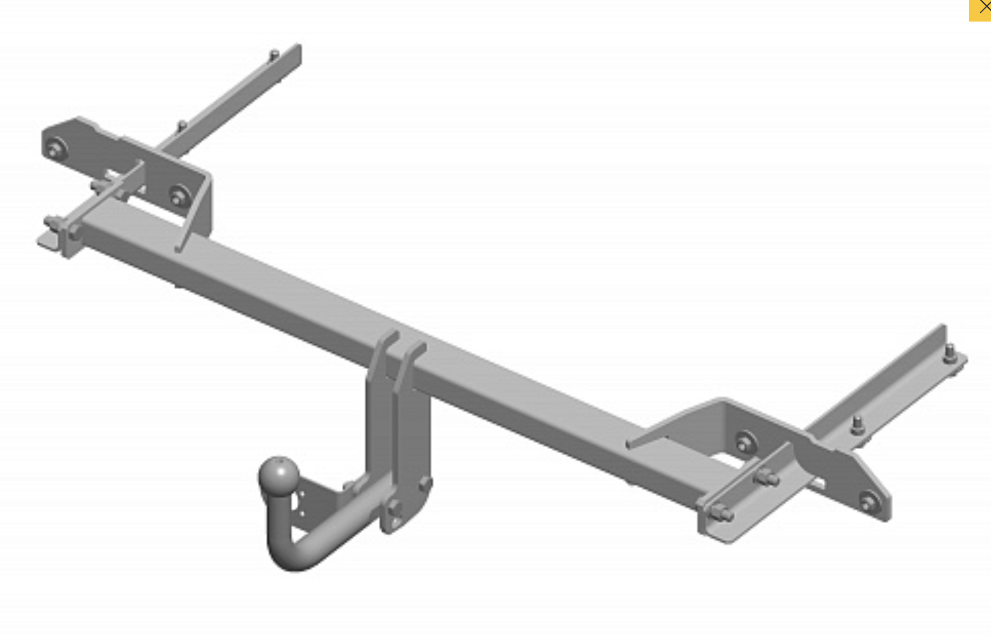 Фаркоп AvtoS для NISSAN ZAFIRA TOUR (2012-) с универсальной электрикой Smart(блок) и сертификатом в комплекте, арт.(OP 07+smart)