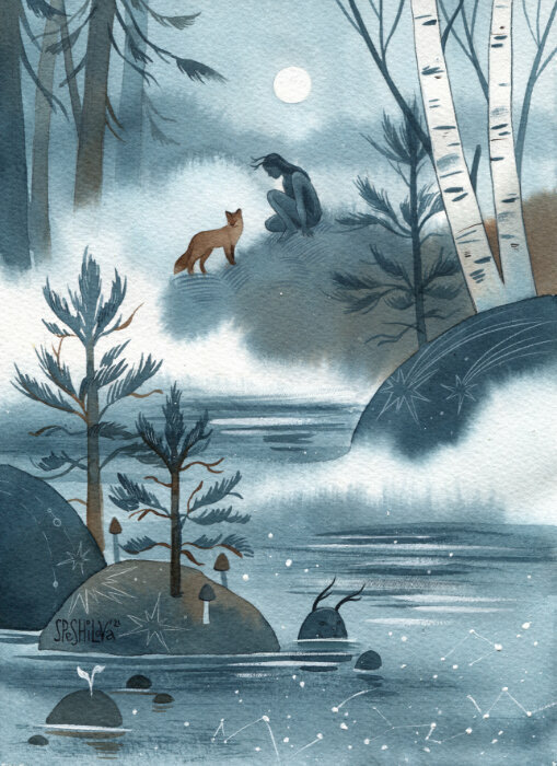 Постер интерьерный «Карелия», А4, Спешилова Анна