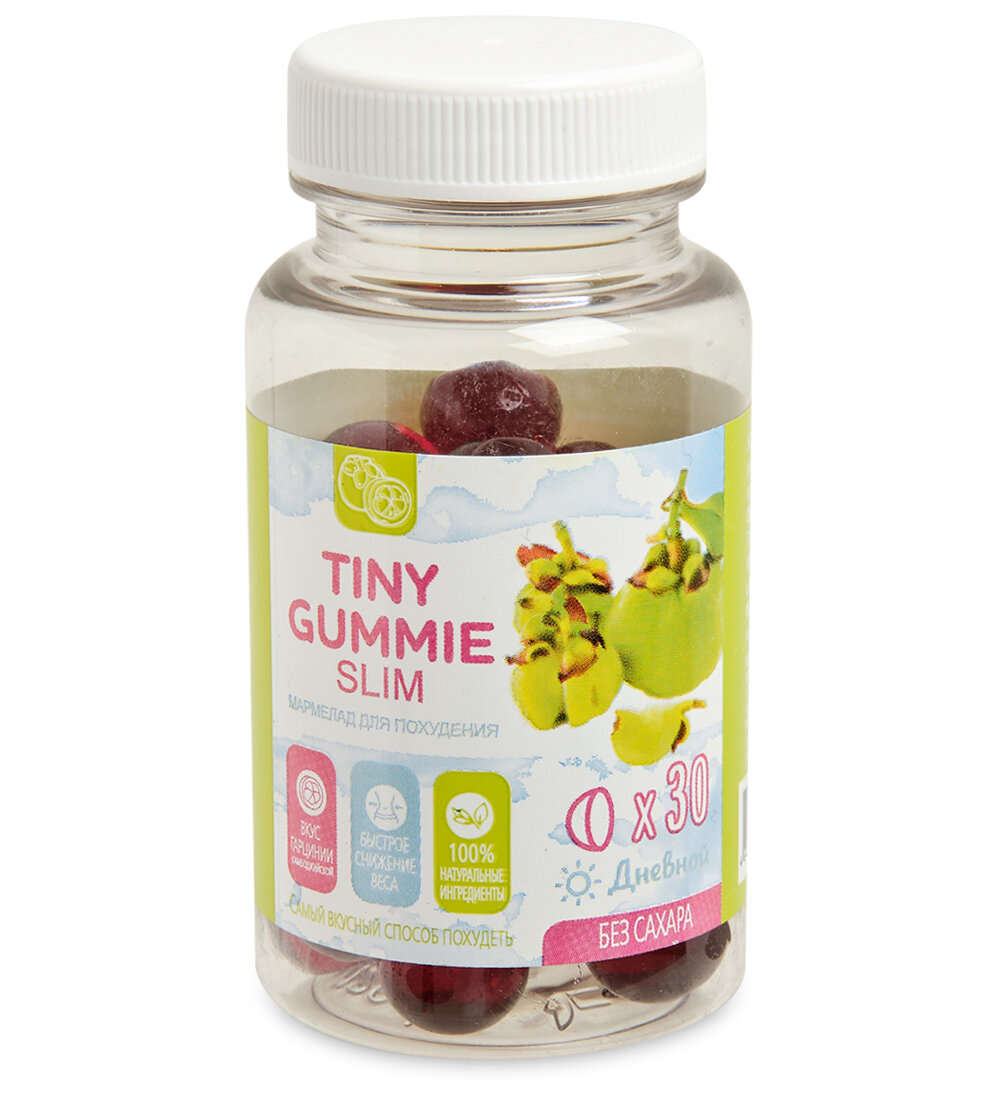Tiny Gummie Slim мармелад для похудения дневной, 30 шт A2174140