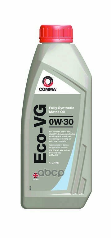 COMMA Масло моторное синтетическое "ECO-VG 0W-30", 1л