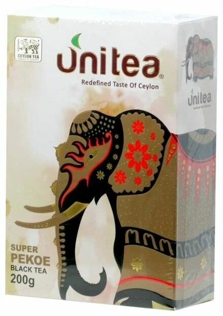 Чёрный чай UNITEA супер пекое, 200г