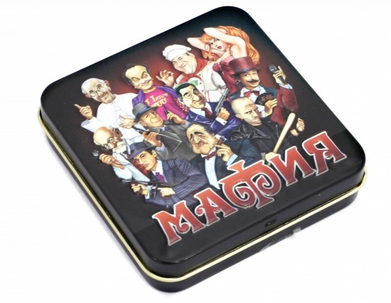 Игра настольная Десятое королевство "Мафия", 14 карточек, метал. коробка