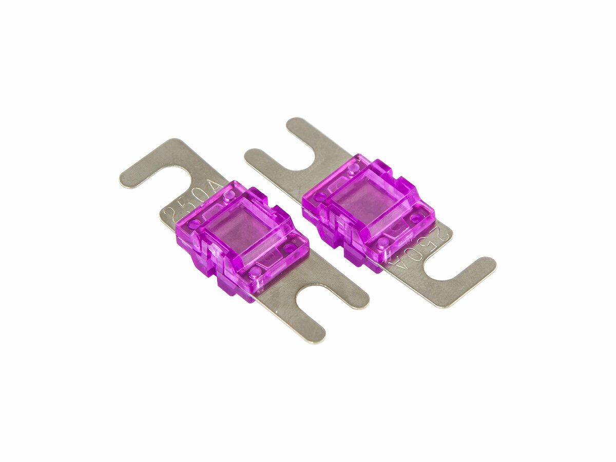 Предохранитель AurA Mini ANL FML-N250, никелевое покрытие, 2 шт, 250 А