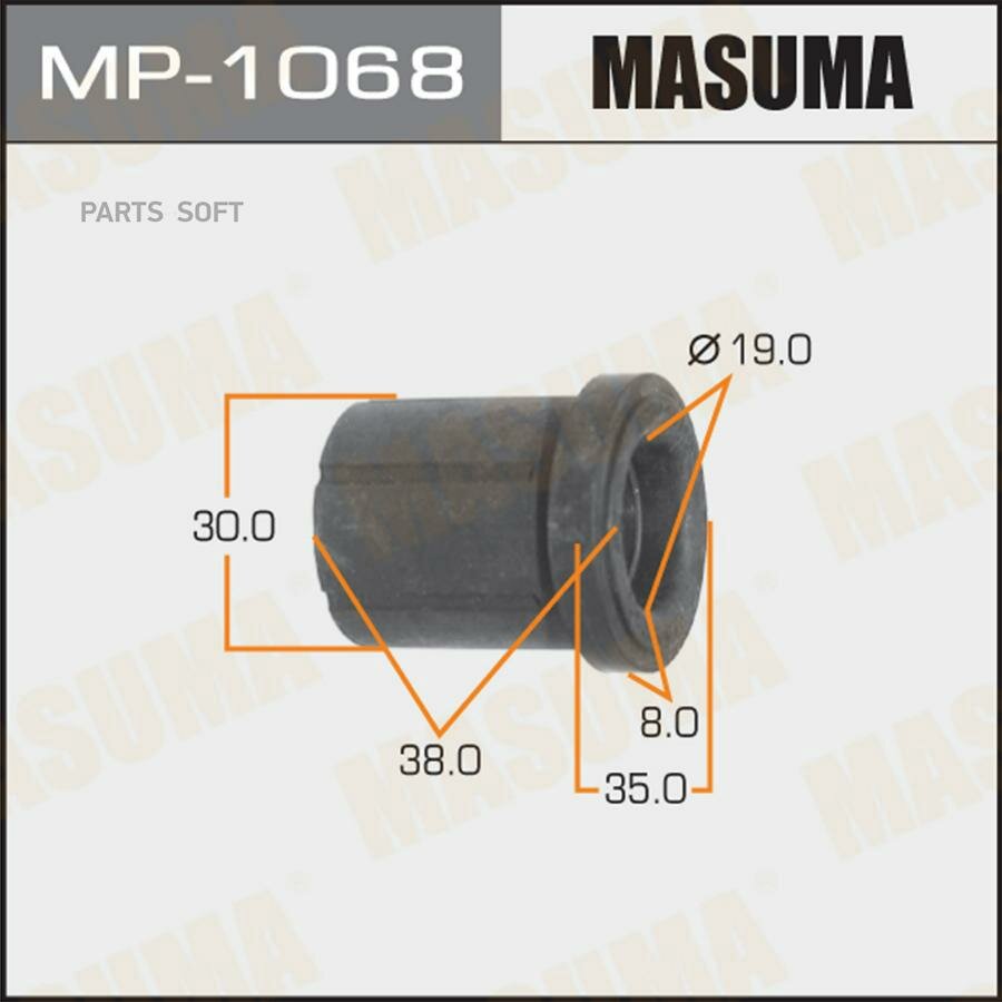 MASUMA Втулка рессоры TOYOTA HILUX GGN15/GGN25 05
