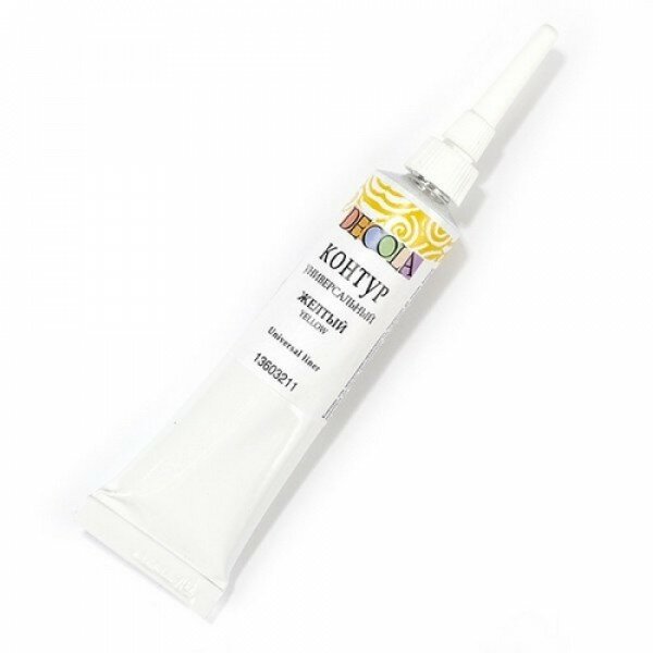 Желтый контур универсальный Декола, 18 мл