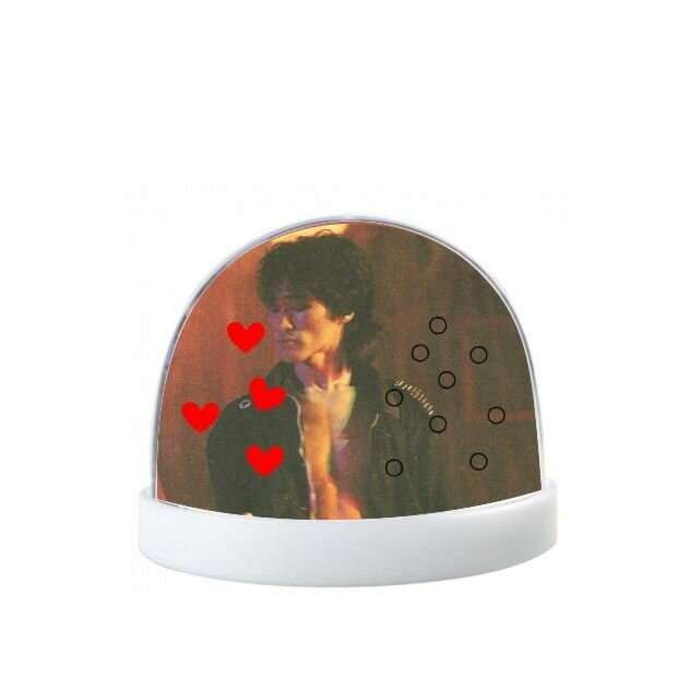 Водяной шар Кино, Виктор Цой №29, блестки-сердечки