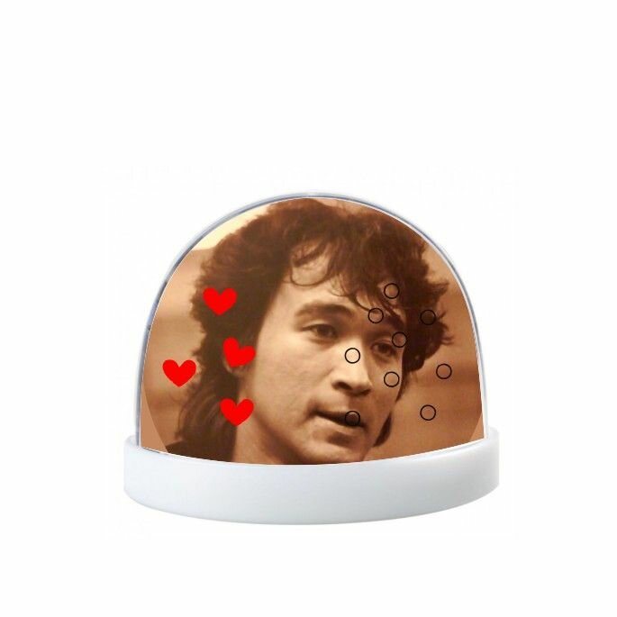 Водяной шар Кино, Виктор Цой №1, искусственный снег