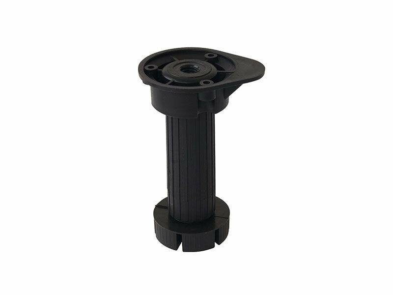 Опора цокольная FIRMAX, H=120 мм, пластик, черный, 10 шт