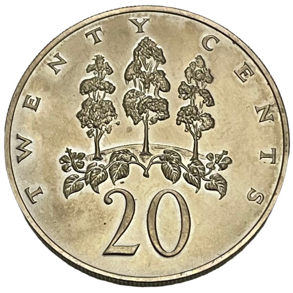 Ямайка 20 центов 1970 г.