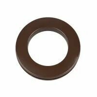 Фурнитура "Sofi" люверсы LP-075 d 48/75 мм СК №03 цв. т. коричневый глянец,9 шт.