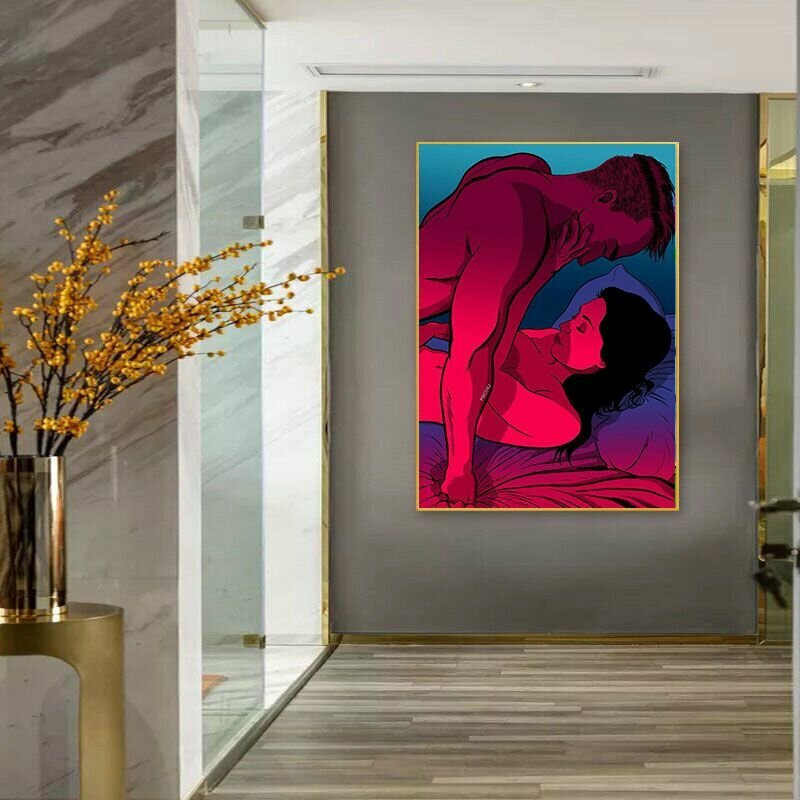 Картина на стену для интерьера от бренда Pechat Vip из категории Камасутра-арт 50х70 см.