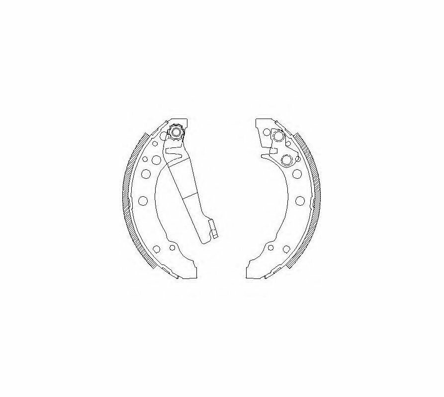 Колодки тормозные RoadHouse 404500