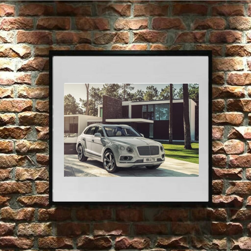 Постер "bentley bentayga hybrid" от Cool Eshe из коллекции "Автомобили", плакат А4